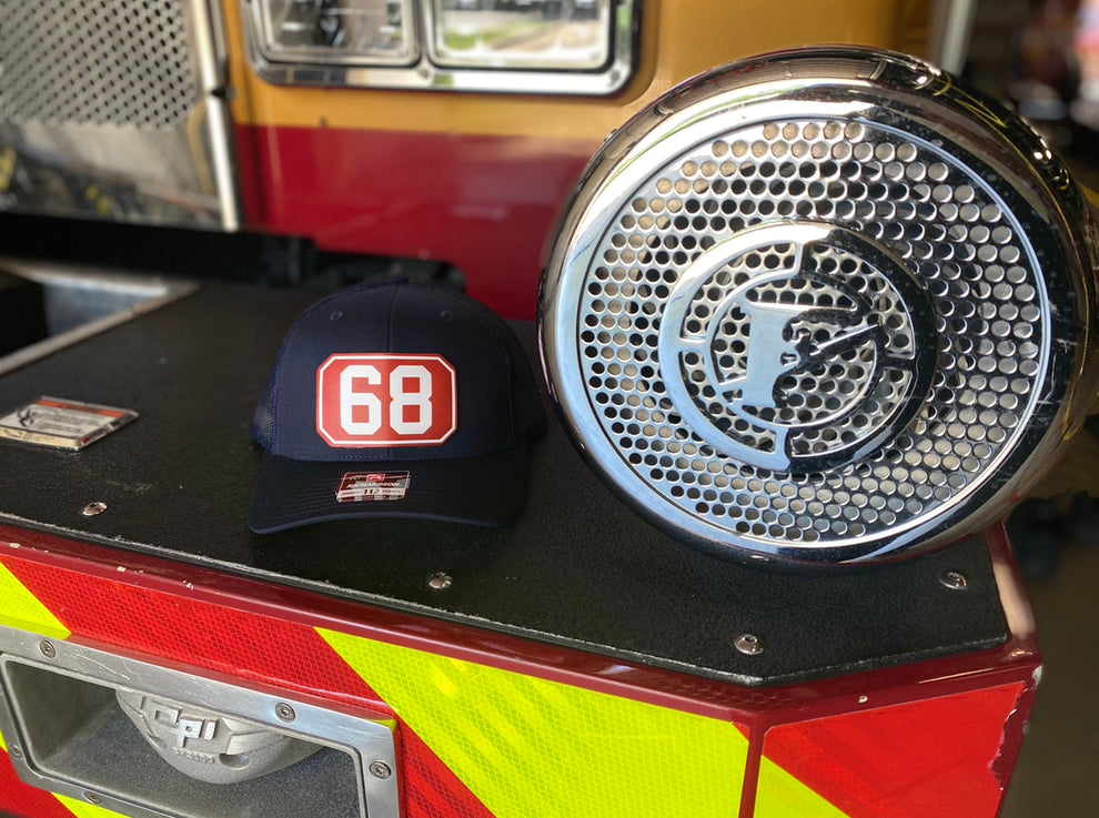 Custom Firefighter Passport Hat – Leather Patch Station Hat – Laying ...